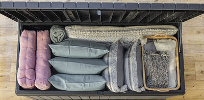 Darwin Graphite 100 Gallon Storage Deck Box - Keter US