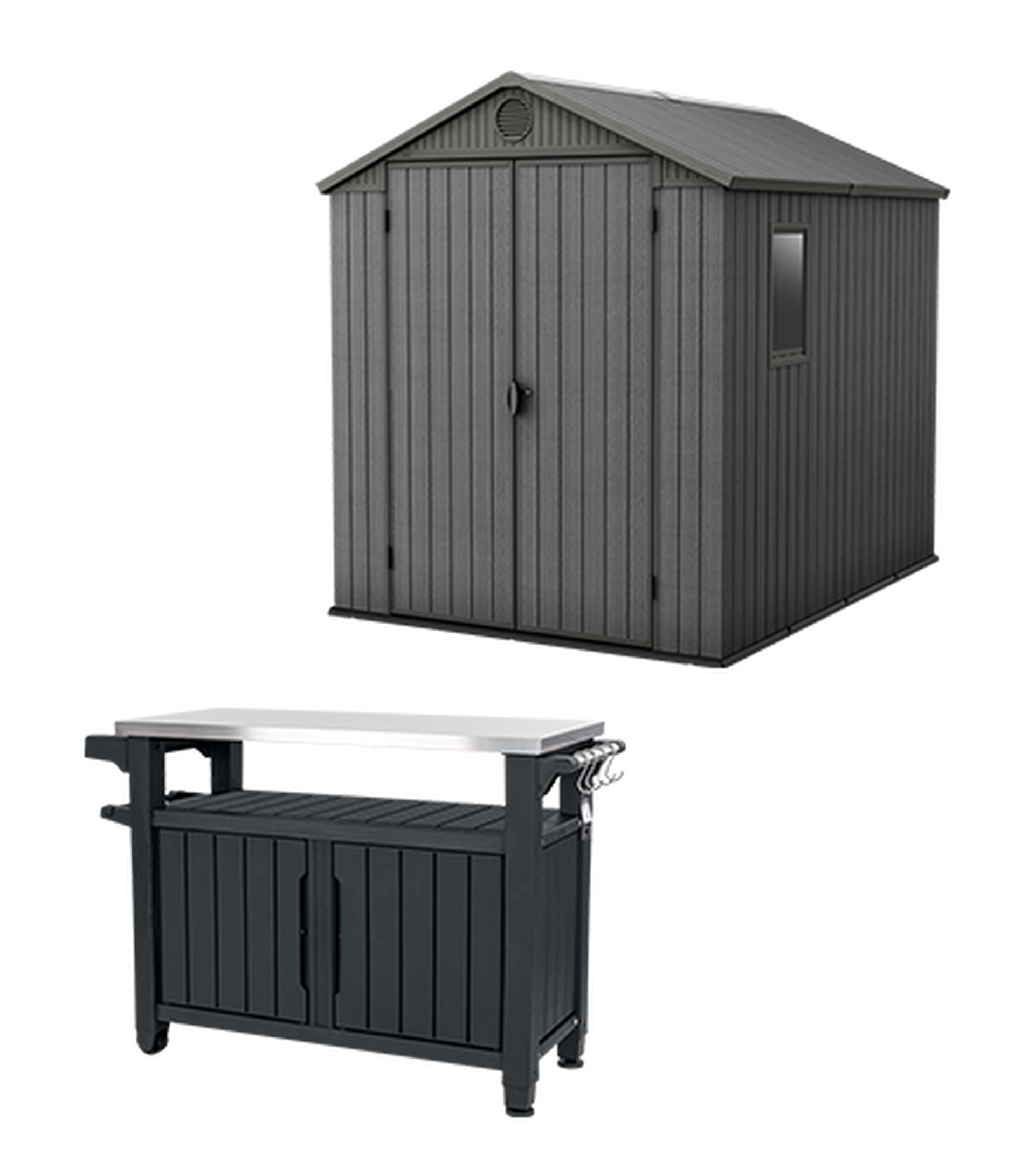 Black Shelf Kit 40 for Storage Sheds - Keter US