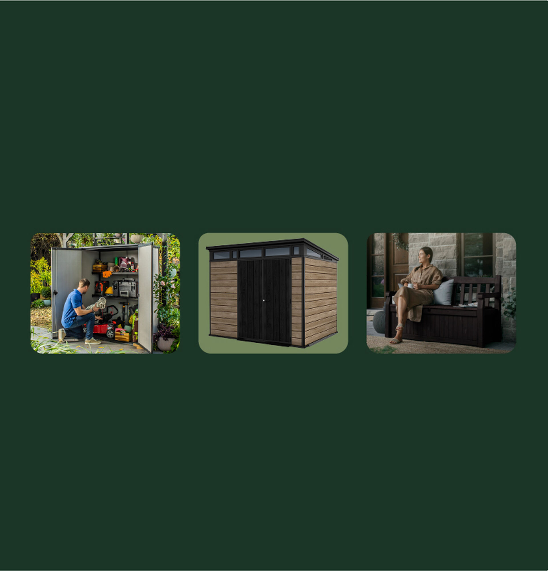 Keter - Outdoor Storage Sheds, Deck Boxes, and More