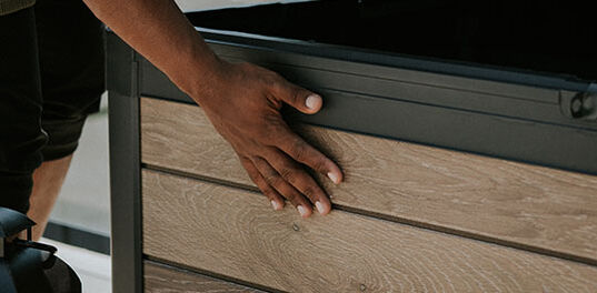 Walnut Horizontal Small Storage Shed - 6x3.5 Shed - Keter US