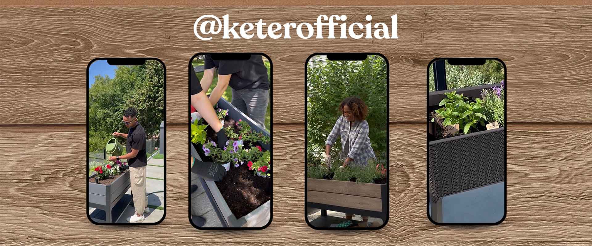Elevated Garden Beds & Raised Garden Beds - Keter US