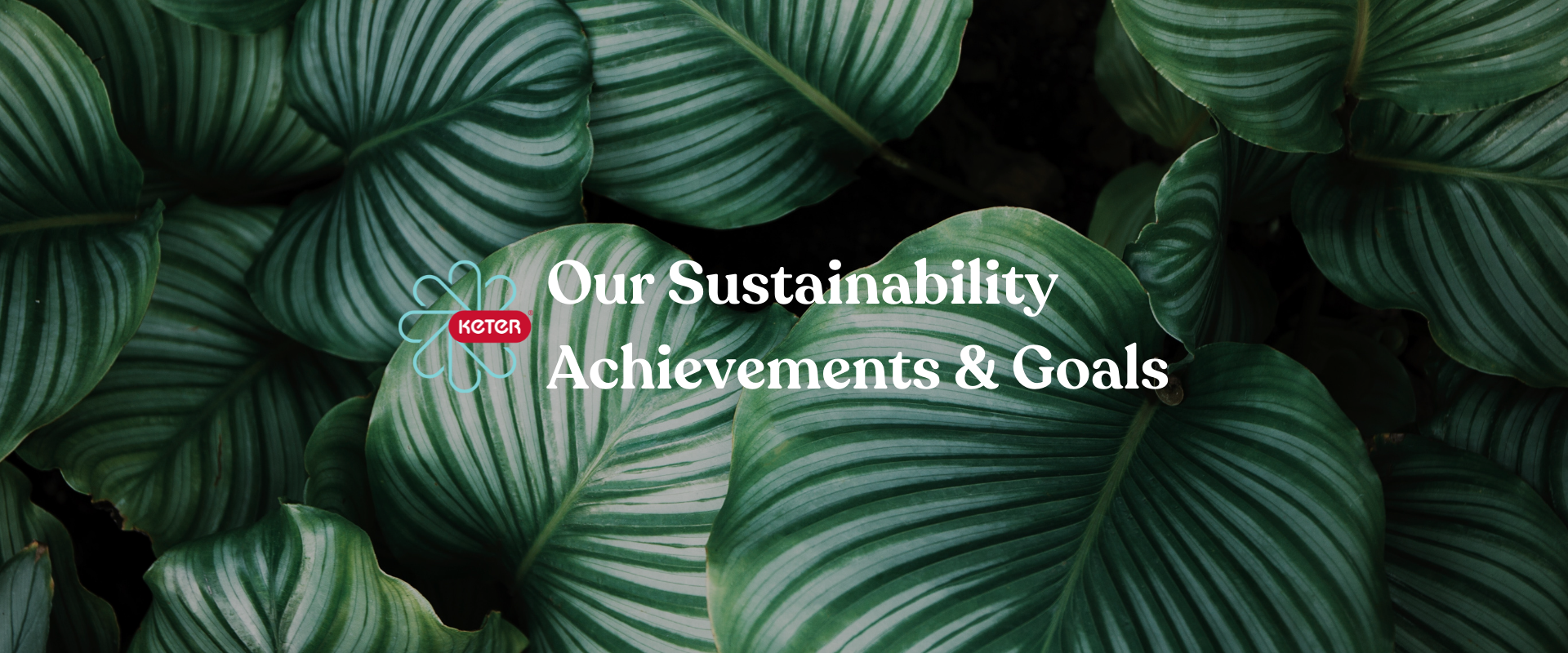 Sustainability - Keter US