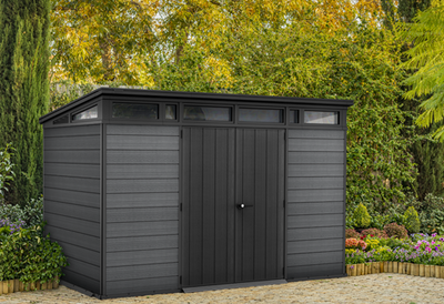 Keter Cortina Shed 11x7ft - Grey - Keter UK