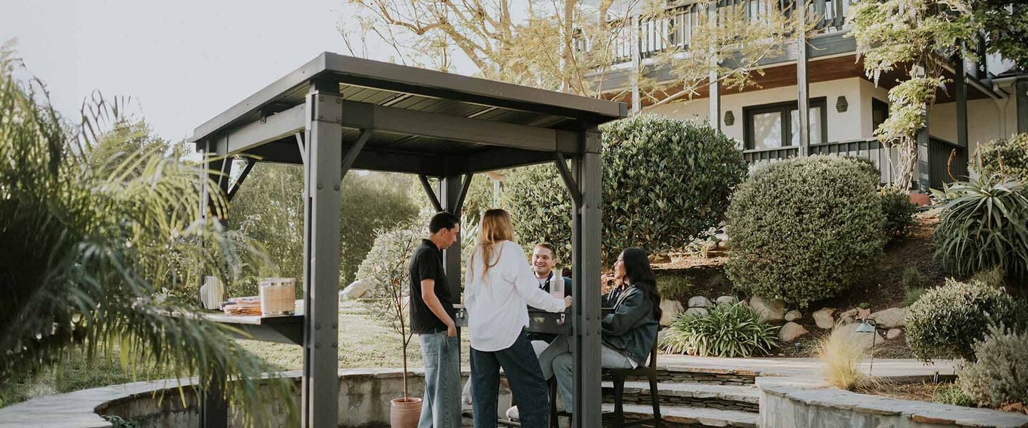 Gazebos and Outdoor Hosting Bar Sheds - Keter US