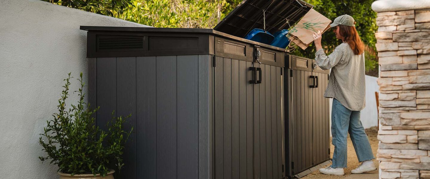 Outdoor Trash Can Storage Sheds - Keter US