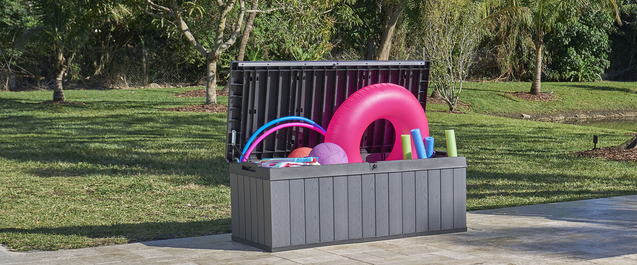 Resin Deck Boxes - Outdoor Storage & Patio Boxes - Keter US