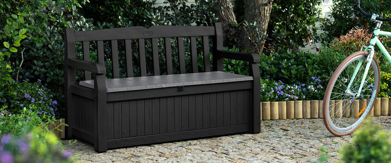 Outdoor Benches & Patio Bench Seats - Keter US