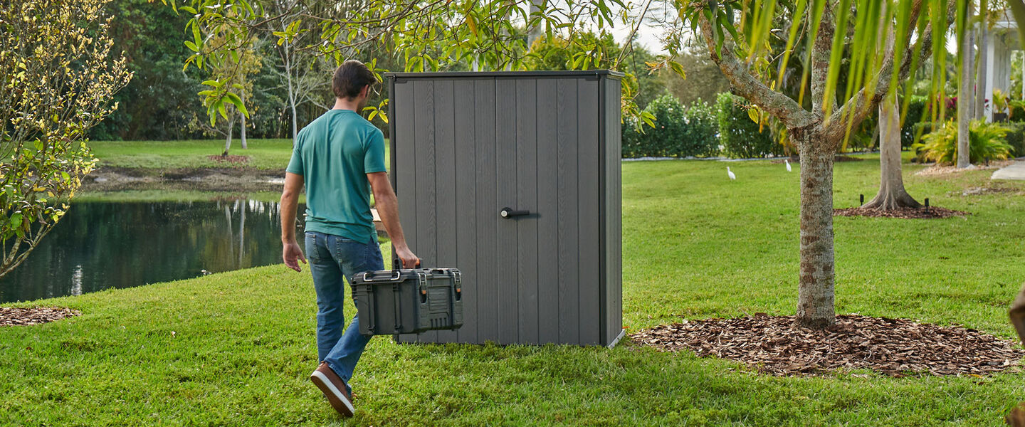 Outdoor Storage Resin Cabinets and Shelving Units - Keter US