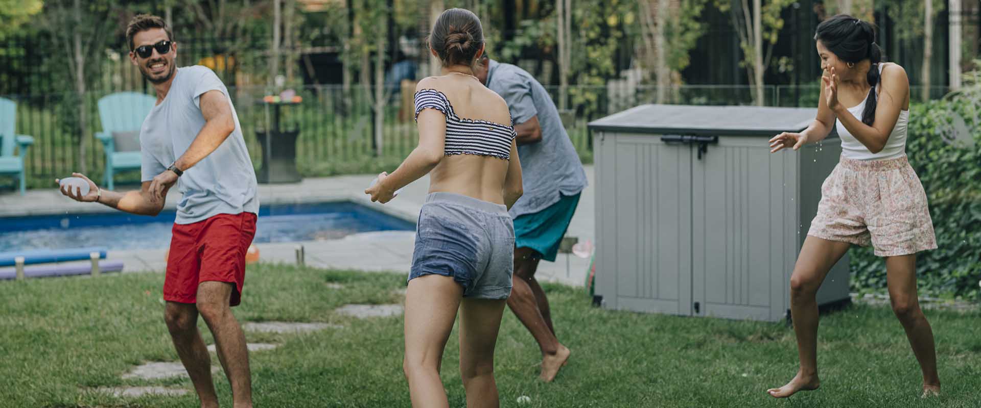 Upgrade Your Pool House With a Shed - Keter US